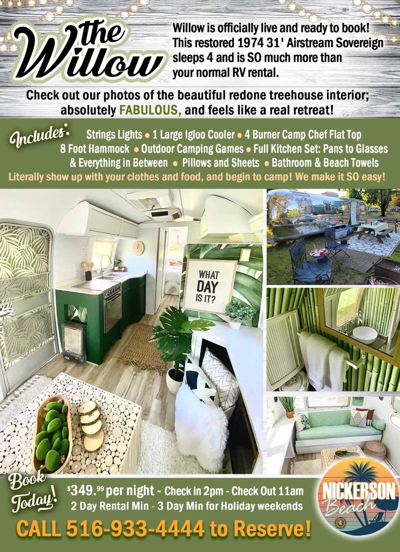 Nickerson Beach Park, Stay Overnight - Dover Group